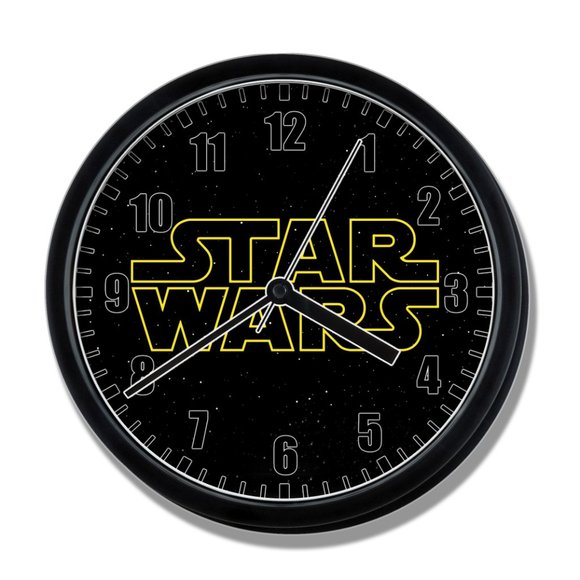 Clock | Wall Decor | Star Wars Movie Logo Clock New | Poshmark